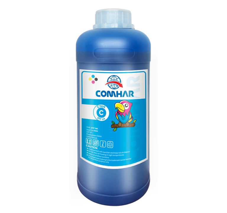 TINTA DTF COMHAR COLOR CIAN DE 1Litro - COMHAR